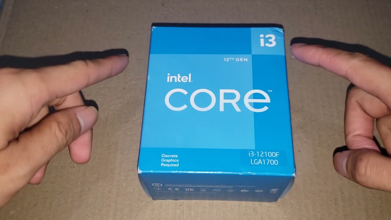 processor intel core i3 12100f unboxing overview indonesia