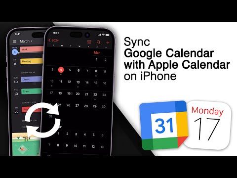 How To Sync Google Calendar With Apple Calendar on iPhone! [2024]