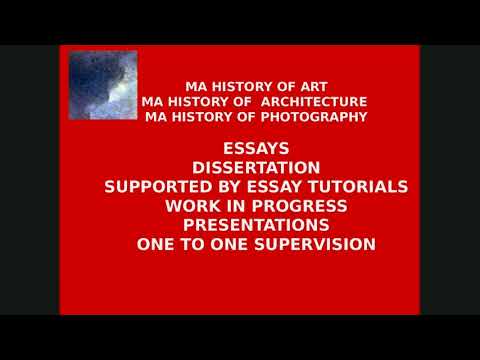 Postgraduate Programmes in History of Art, History of Architecture & History of Photography webinar
