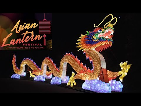 Asian Lantern Festival at Pittsburgh Zoo | AMAZING Light Displays!