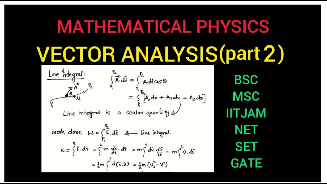 VECTOR ANALYSIS (Part-2): MATH METHOD