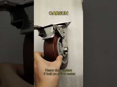 Heavy Duty Casters 6 Inch Polyurethane Swivel Caster Wheels