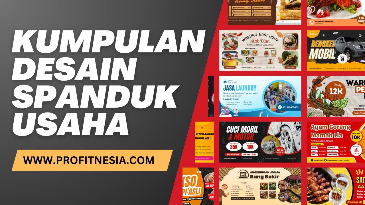 Kumpulan Contoh Desain Spanduk Usaha Terkeren | Cocok Untuk Ide Branding Usahamu!!!