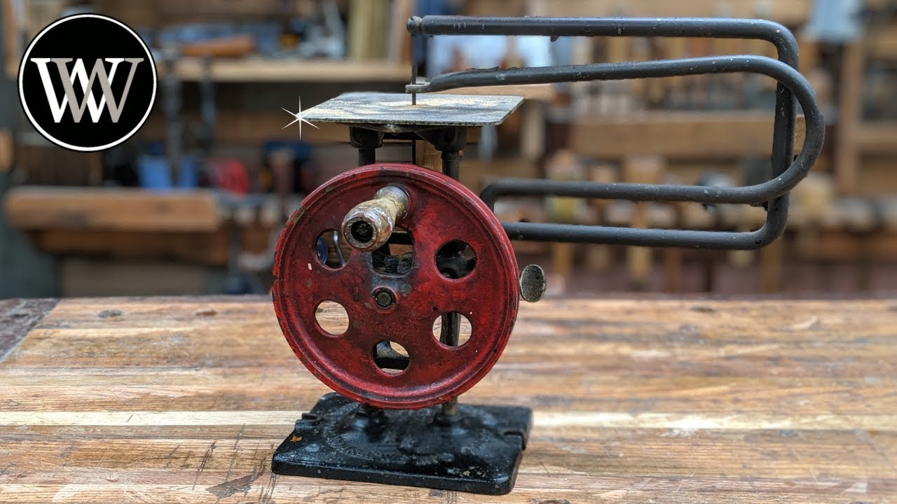 Hand Powered Scroll Saw From the 1920s