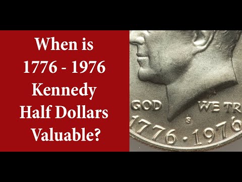 Dual Date 1776 - 1976 Kennedy Half Dollars Worth $5,000? 40% Silver?