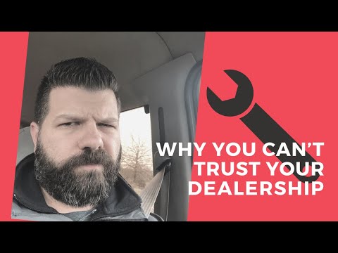 Why you can't trust your car dealership service department!