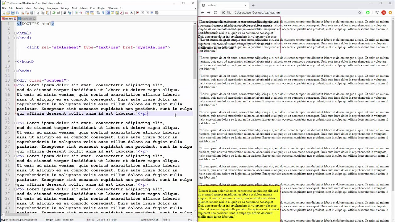 CSS Tutorial - 32 - Absolute vs Fixed Positioning