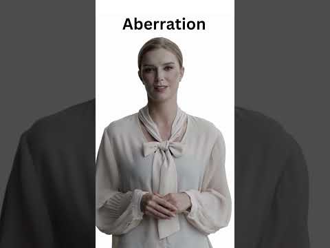 Aberration meaning and sentence #englishvocabulary