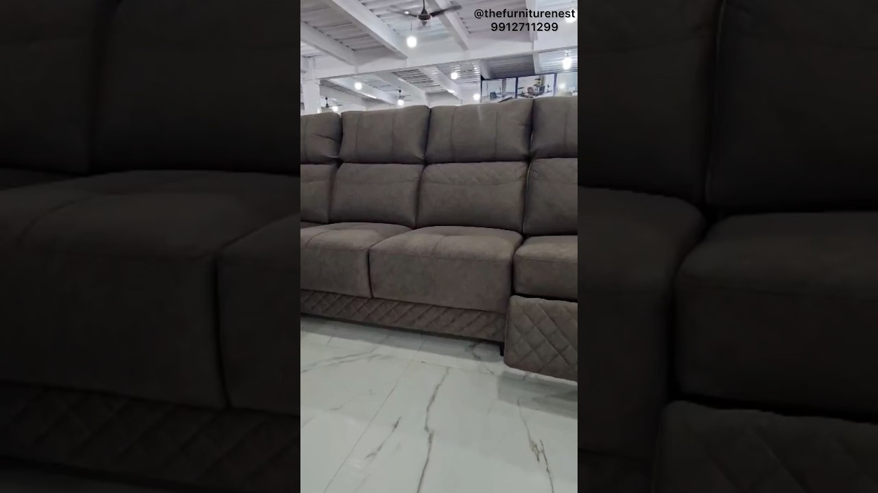 3 seater sofa cum lounger✅
