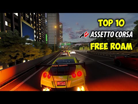 Top 10 Free Roam Maps With Traffic Assetto Corsa 2025 (Download Links)