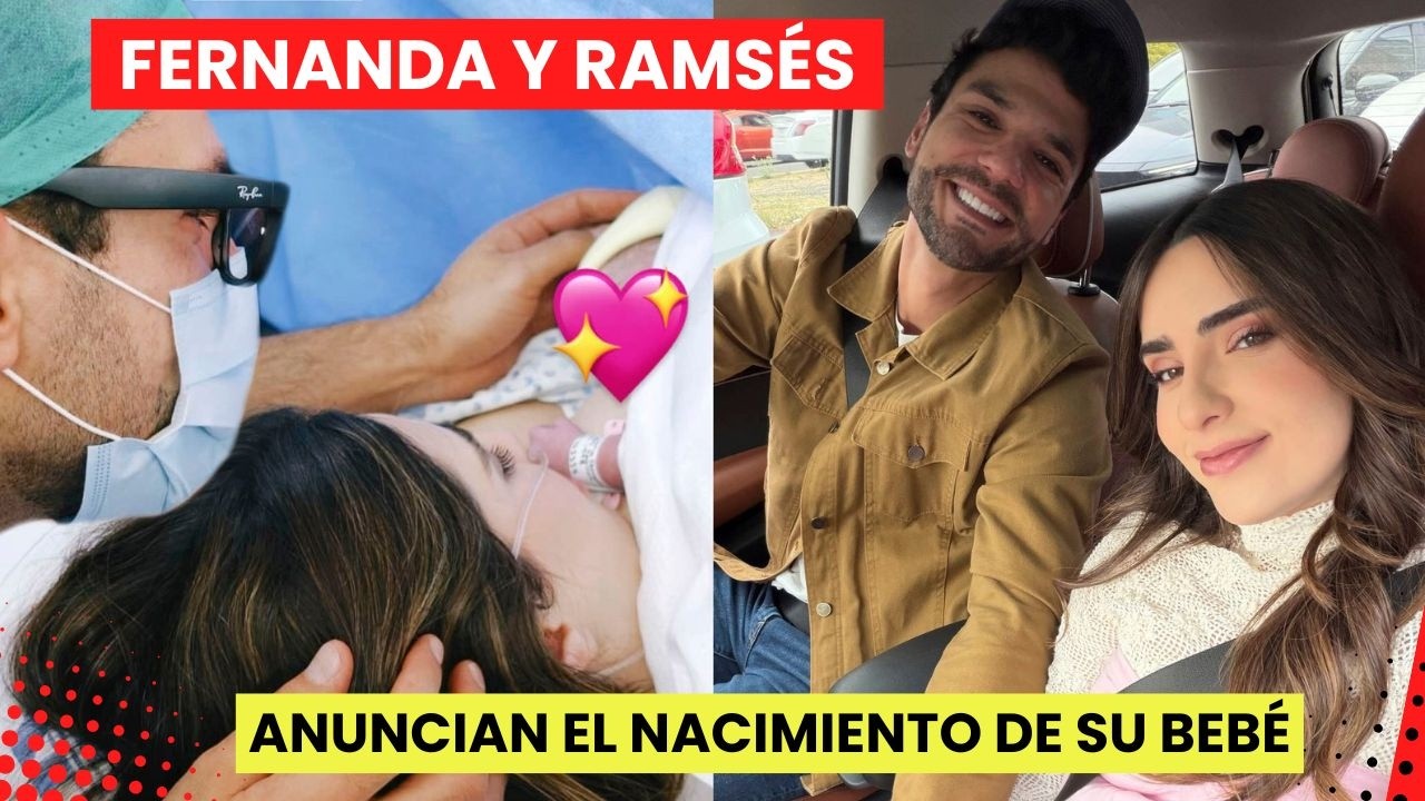 Fernanda Urdapilleta and Ramsés Alemán announce the birth of their daughter