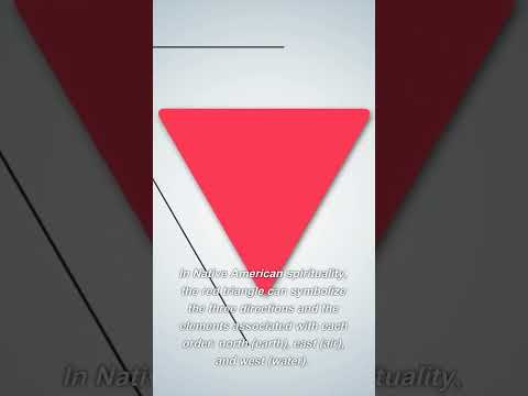 THE SPIRITUAL SIGNIFICANCE OF THE RED TRIANGLE: UNVEILED #shorts
