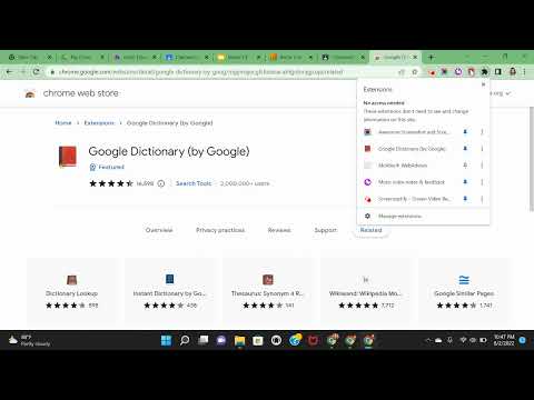 Google Dictionary