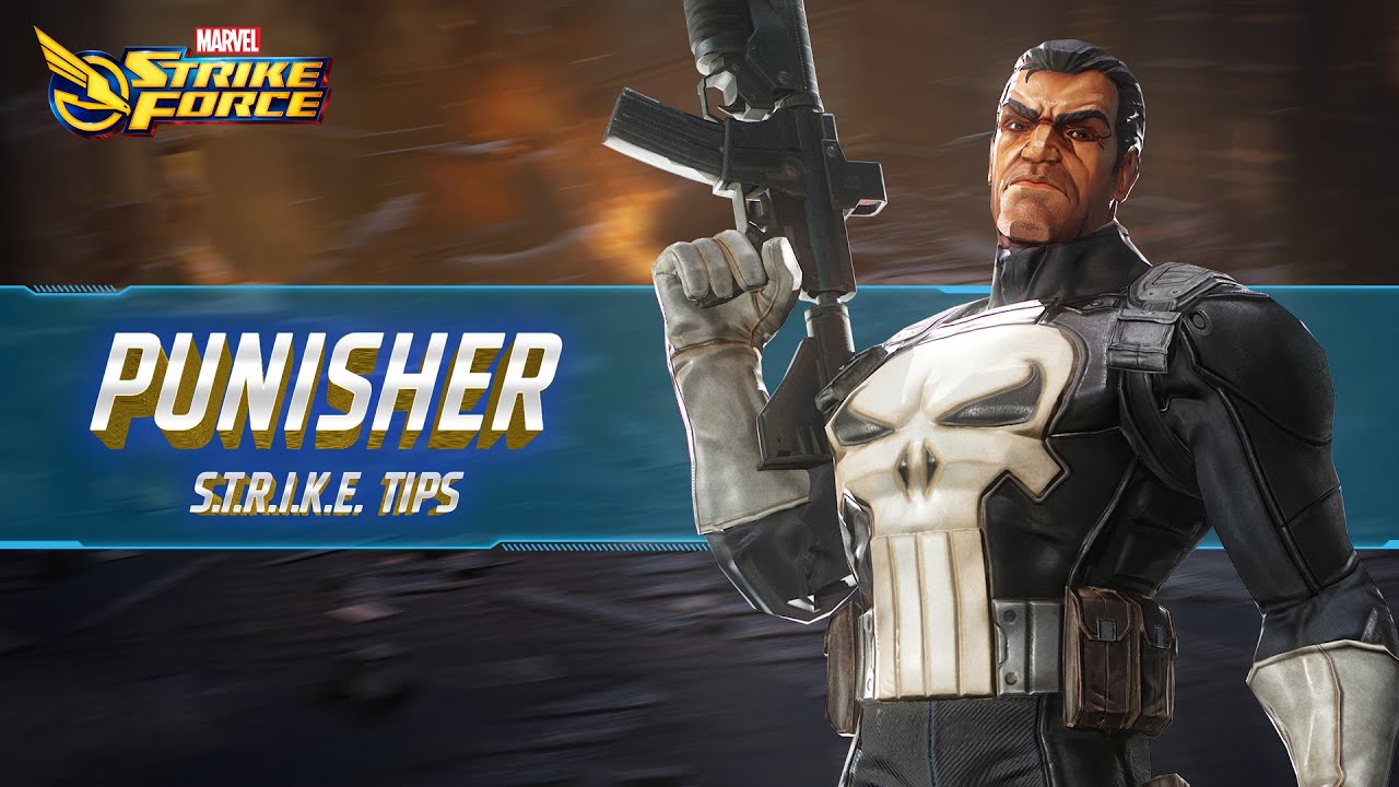 Punisher: Strike Tips Character Spotlight - Marvel Strike Force