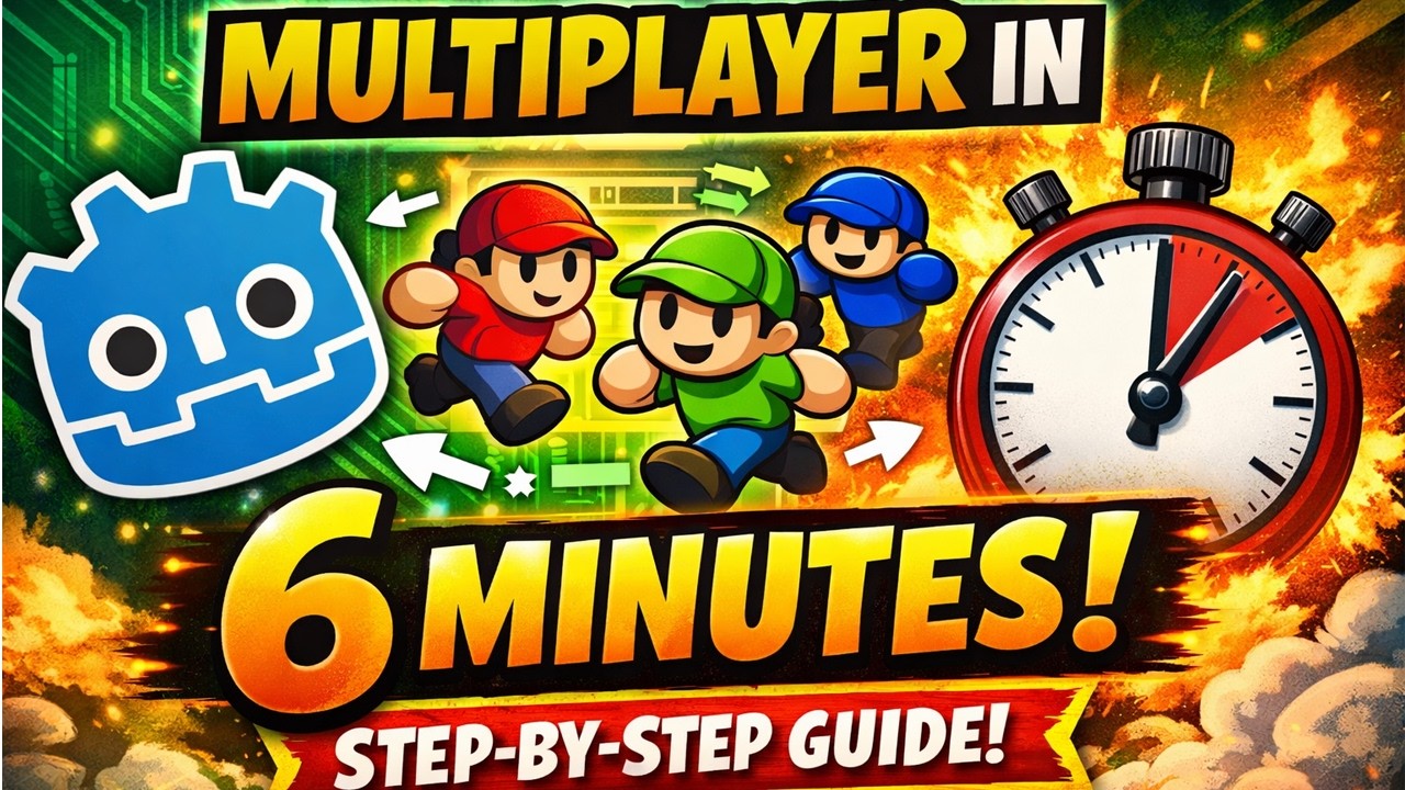 Godot Multiplayer in Under 6 Minutes (Beginner Tutorial)