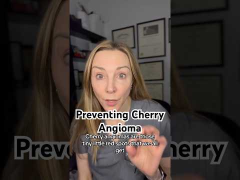 This is how to prevent cherry angioma #dermatology #skincare #prevention
