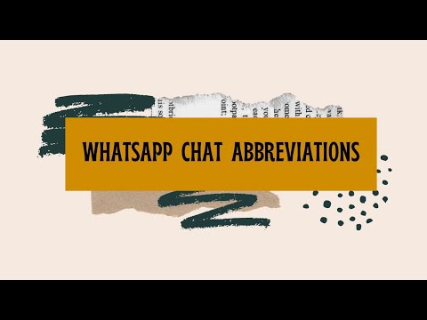 WhatsApp Chat Abbreviations | Internet Text Slang #Shorts