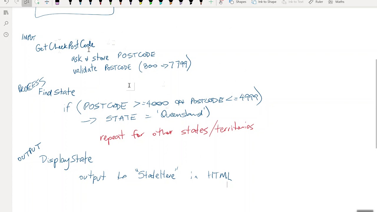 PostCode State Finder in JavaScript