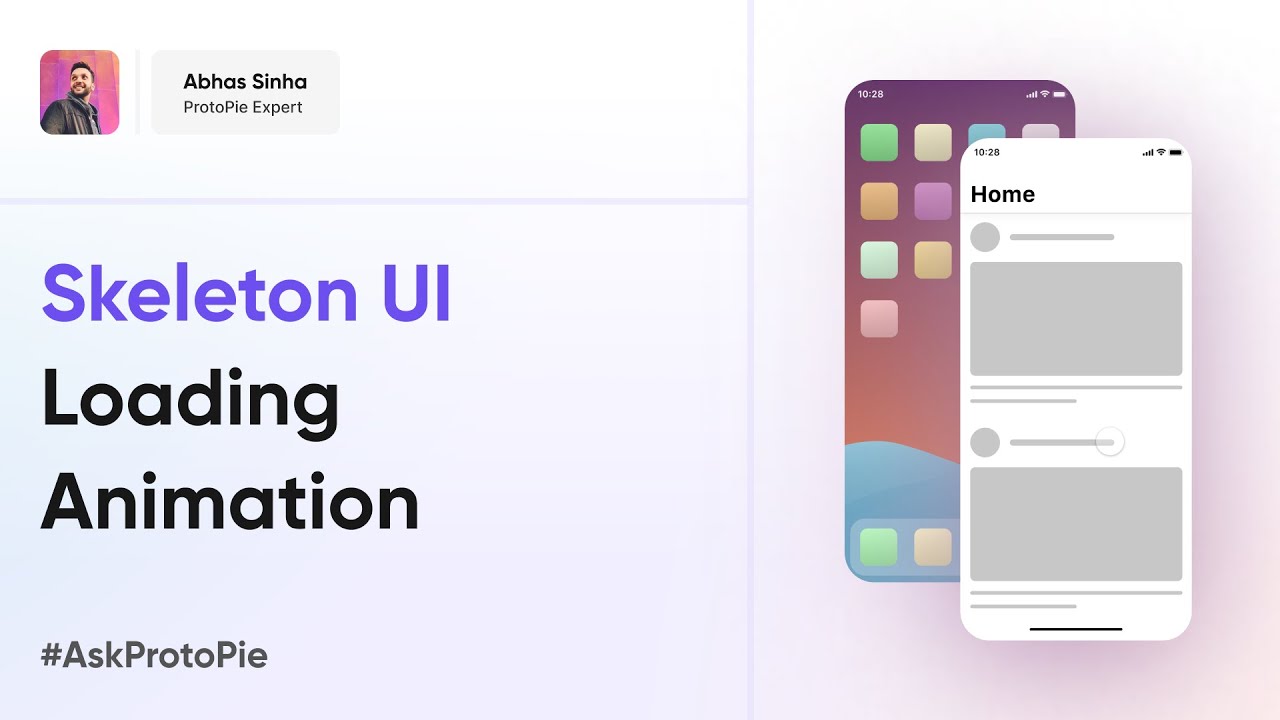 ProtoPie Tutorial | How To Create Skeleton UI Loading Animation #AskProtoPie