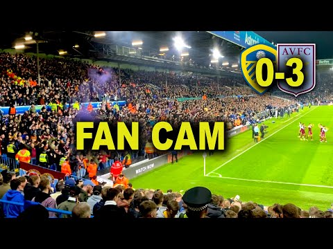 Villa fans in full voice as they thrash Leeds 😩 | Leeds 0-3 Villa Fan Cam