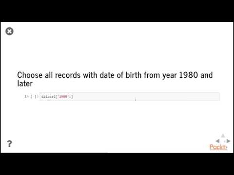 Learn Advanced Techniques for Exploring Data Sets with Pandas The Course Overview | packtpub com ...