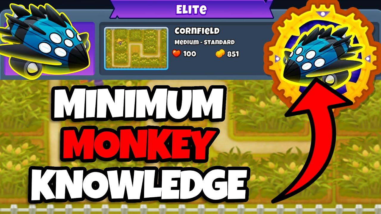 Vortex Elite Tutorial || Minimum Monkey Knowledge || Cornfield (BTD6)
