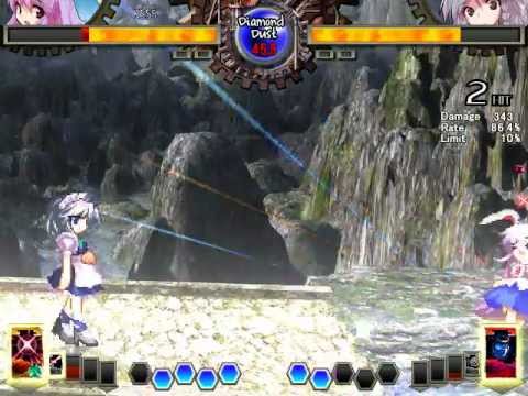 [Touhou Hisoutensoku] Reisen Udongein Inaba vs Sakuya Izayoi