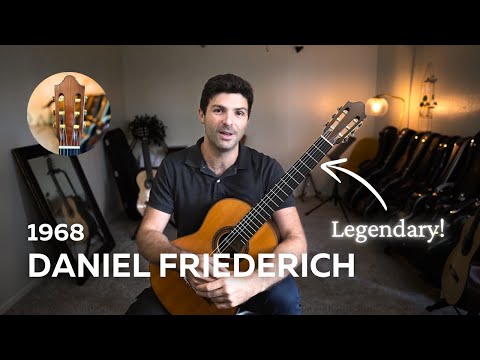 Daniel Friederich 1968 Spruce/Indian Rosewood Classical | Reverb