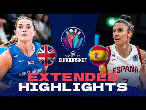Great Britain ๐ฌ๐ง v Spain ๐ช๐ธ | Extended Highlights | FIBA EuroBasket Women 2025