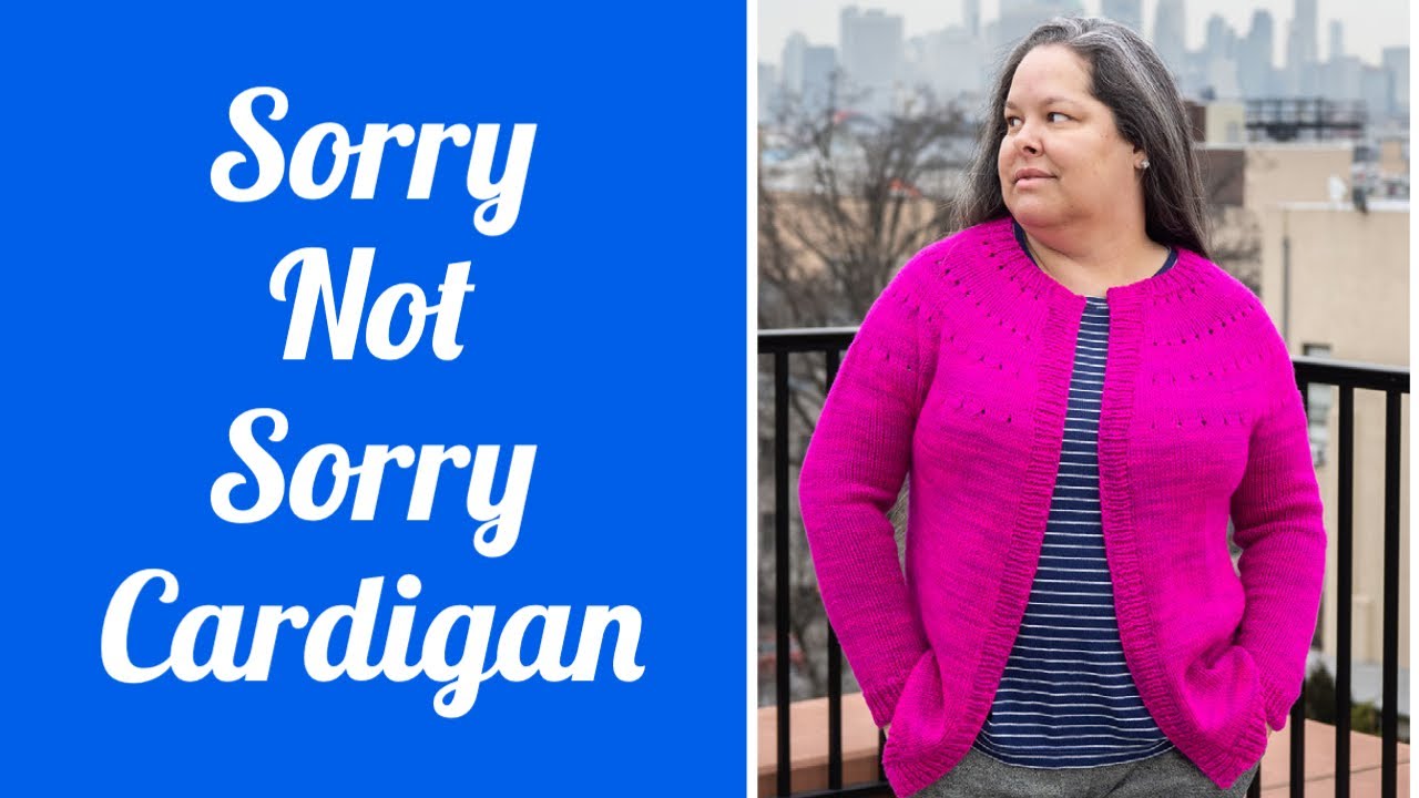 Knitatude Easy Eyelet Yoke Cardigan