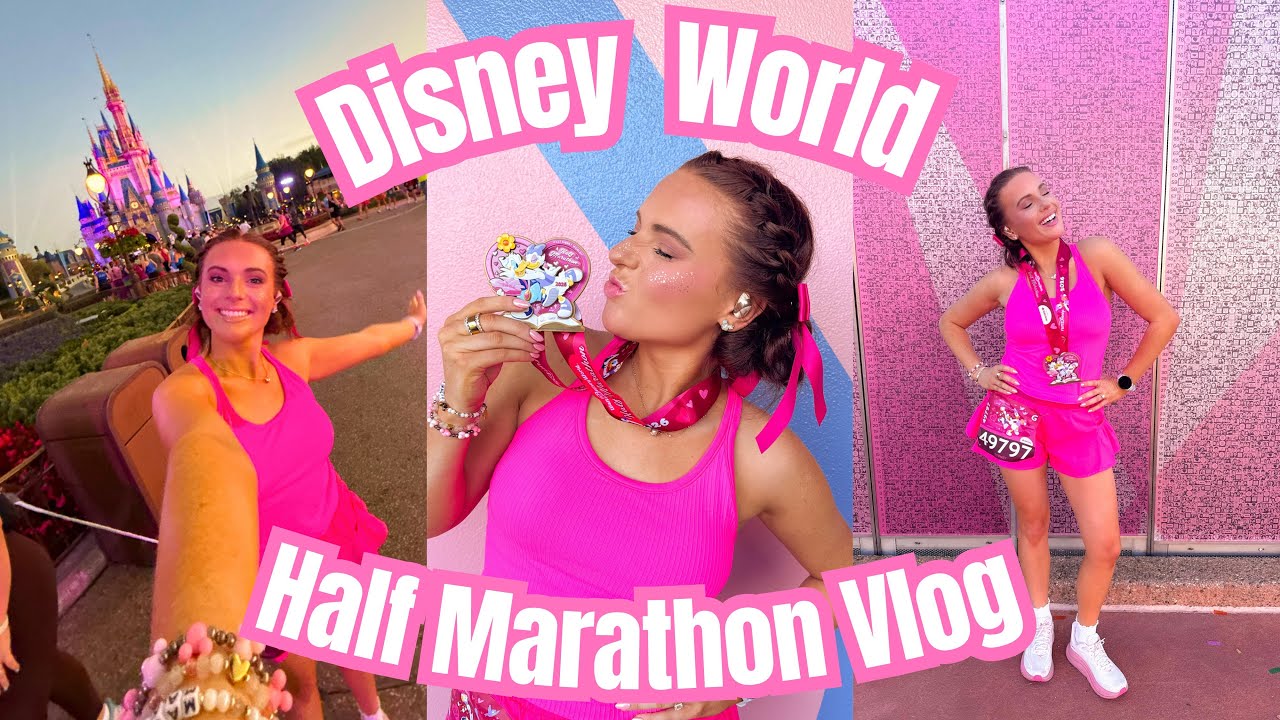 WALT DISNEY WORLD HALF MARATHON RACE DAY VLOG | FULL RACE DAY, CAKE BAKE BREAKFAST & EPCOT
