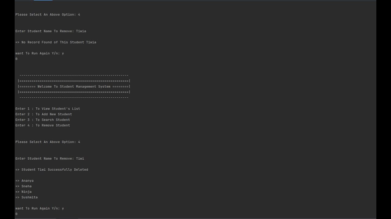Student Management System In Python With Source code | Source Code & Projects