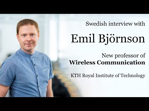 New professor: Emil Björnson, Wireless Communication