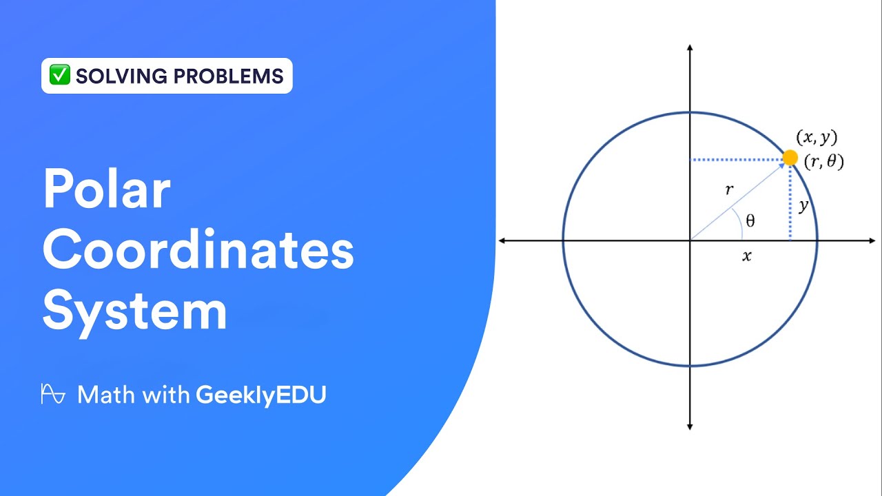 #GeeklyHub Polar Coordinates System Examples [Practice Problems Solved]