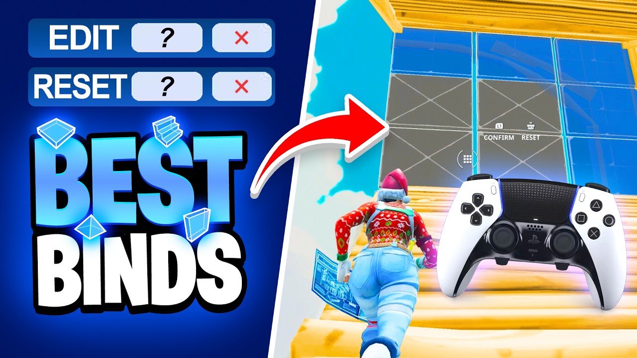 The Best OPTIMIZED Binds For Fortnite Controller! (No Claw, Claw, + MORE!)