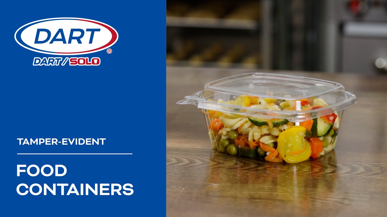 Dart Solo Tamper-Evident Containers