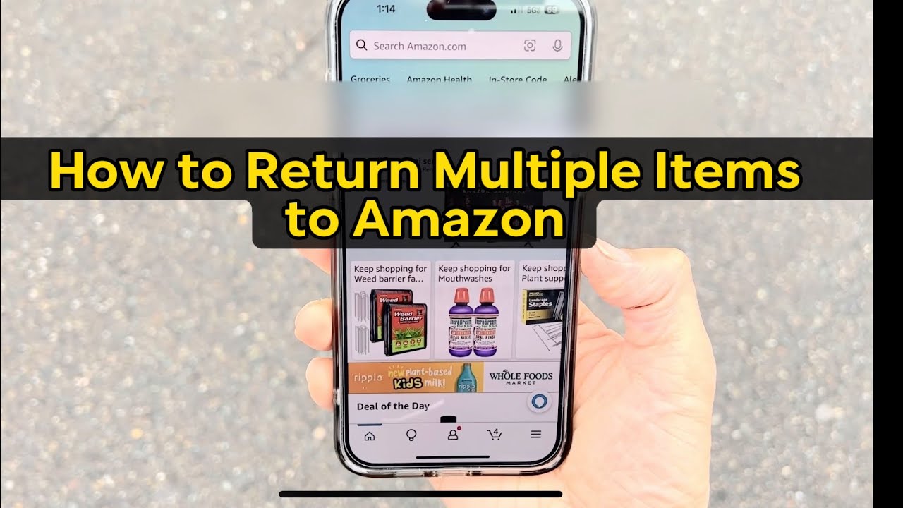 How to Return Multiple Items to Amazon (Group Return)
