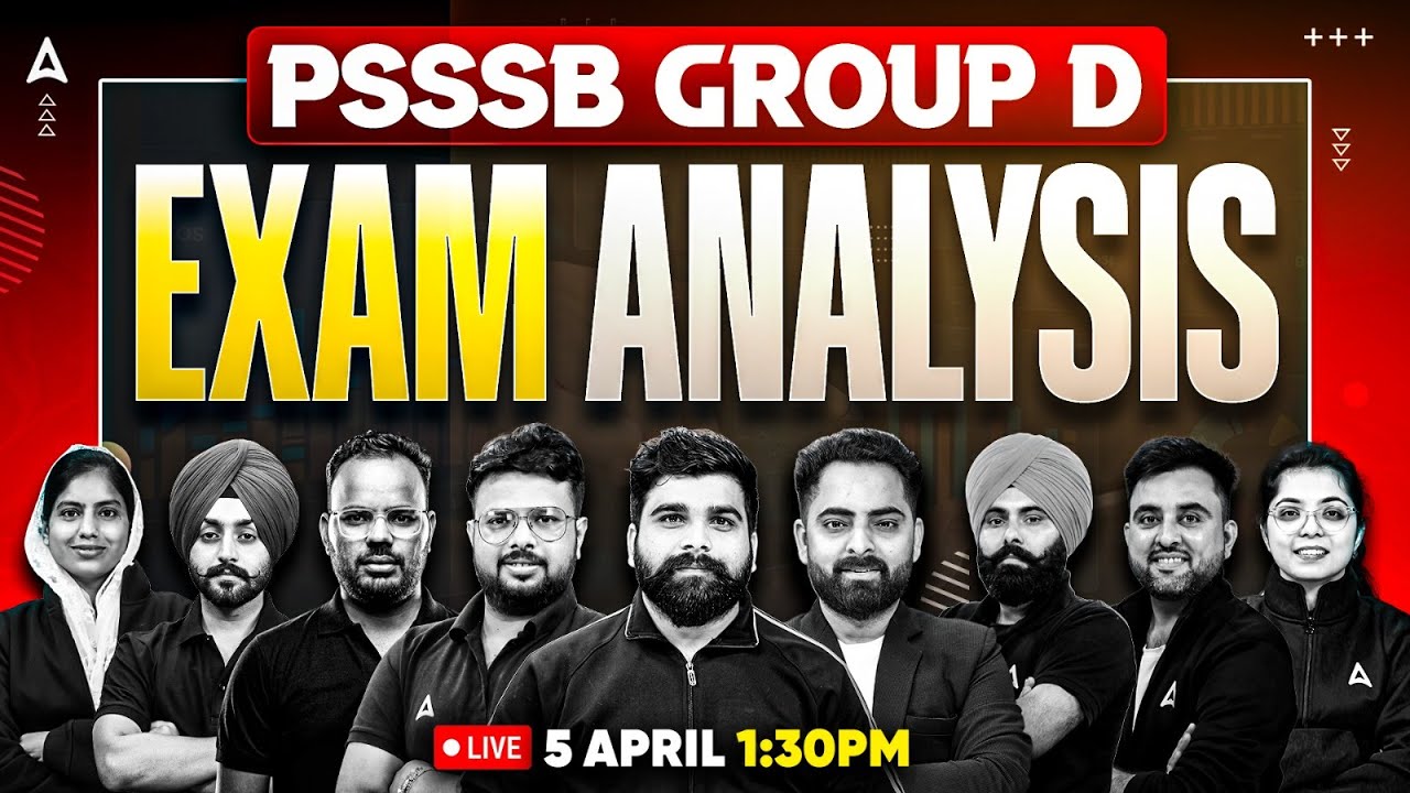 PSSSB Group D Exam Analysis | PSSSB Group D Answer Key | PSSSB Group D Paper Analysis 2026