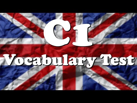 English C1 Vocabulary Test | Learn English