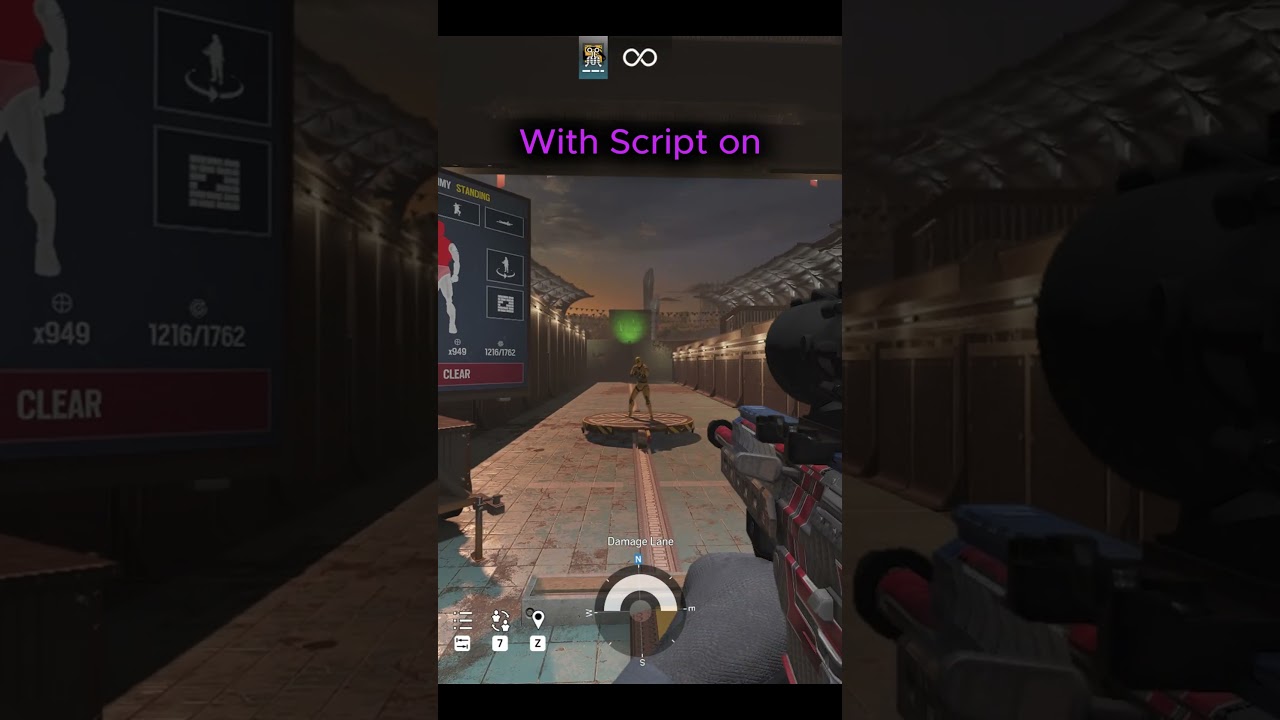 RECOIL .lua script for 556XI used by osa and thermite #r6 #norecoil #script #r6siege