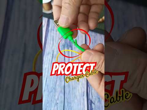 ⚠️ [Knot to Know!!] 🪢 How to Protect your Charging & Usb Cable 100% working. #shorts #diy #knot