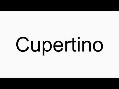 How to pronounce Cupertino