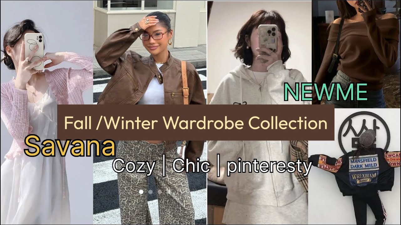 WINTER HAUL ❄️| Pinteresty Fall /winter Wardrobe haul |Savana |Newme 🛍️