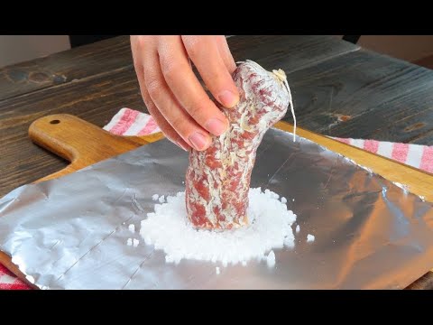 Set the salami on coarse salt: a remedy to try