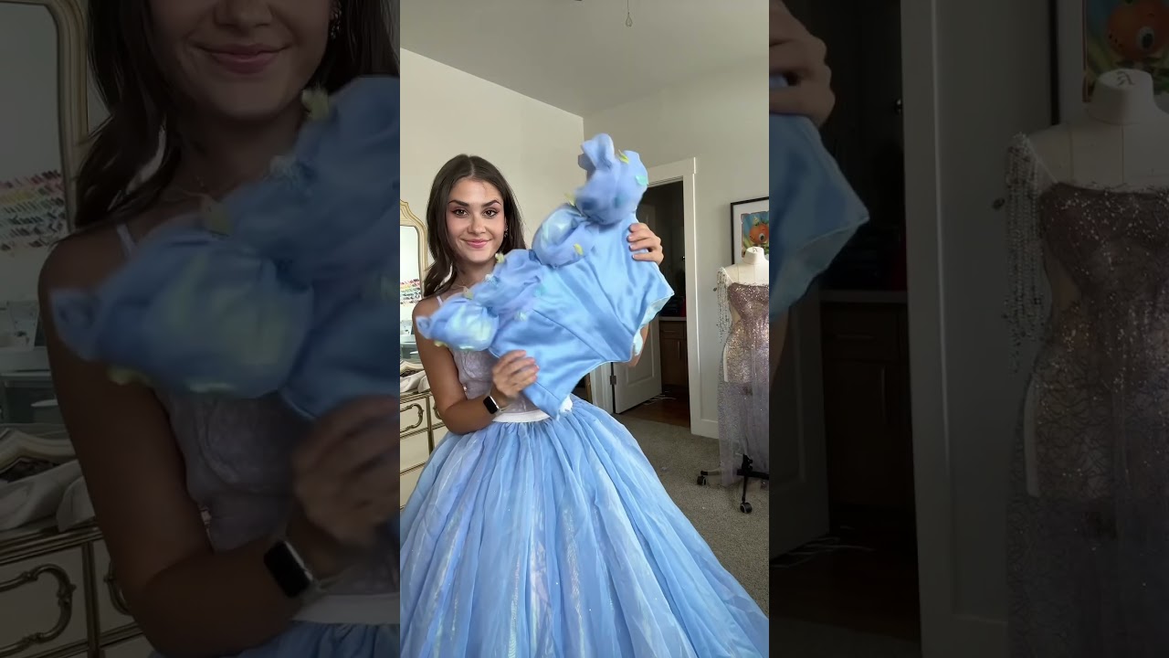My BIGGEST ballgown ever! Cinderella live action ballgown!