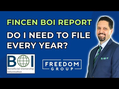 Do I Need To File The FINCEN BOI Report Every Year?