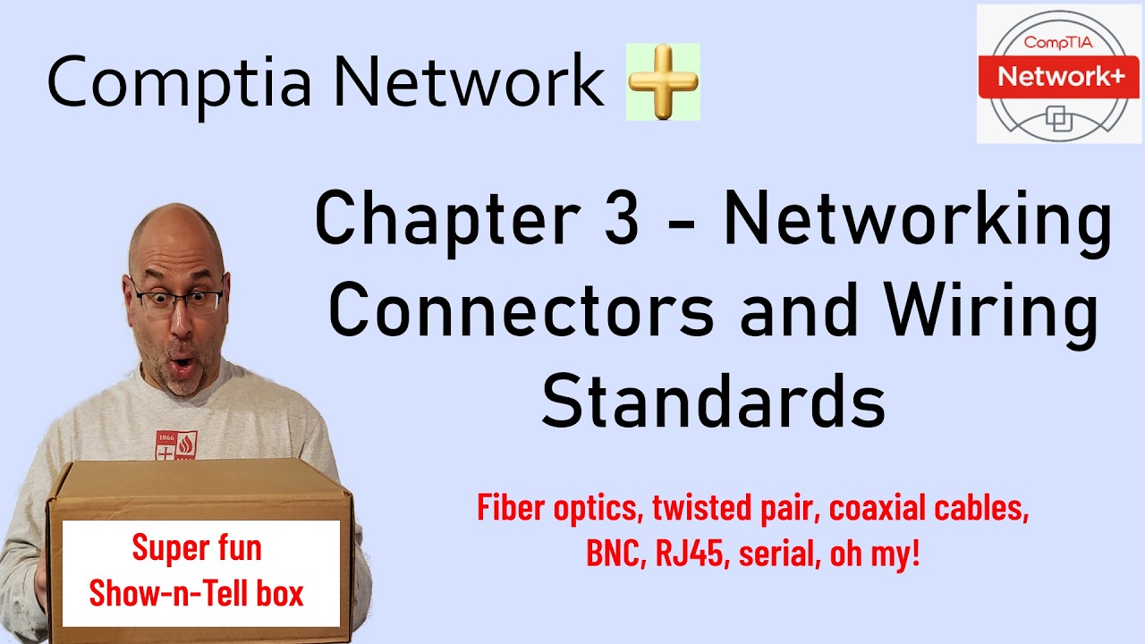 CompTIA Network+ Chapter 3 - Network Connectors and Wiring Standards