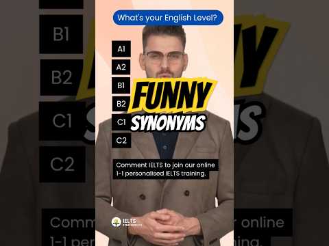 What's YOUR English Level? Synonyms of Funny | Funny Synonyms