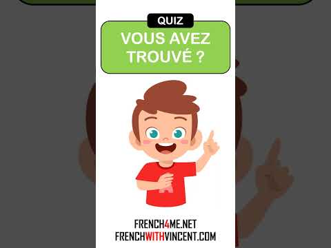 Học tiếng Pháp một cách vui vẻ Nhanh #8