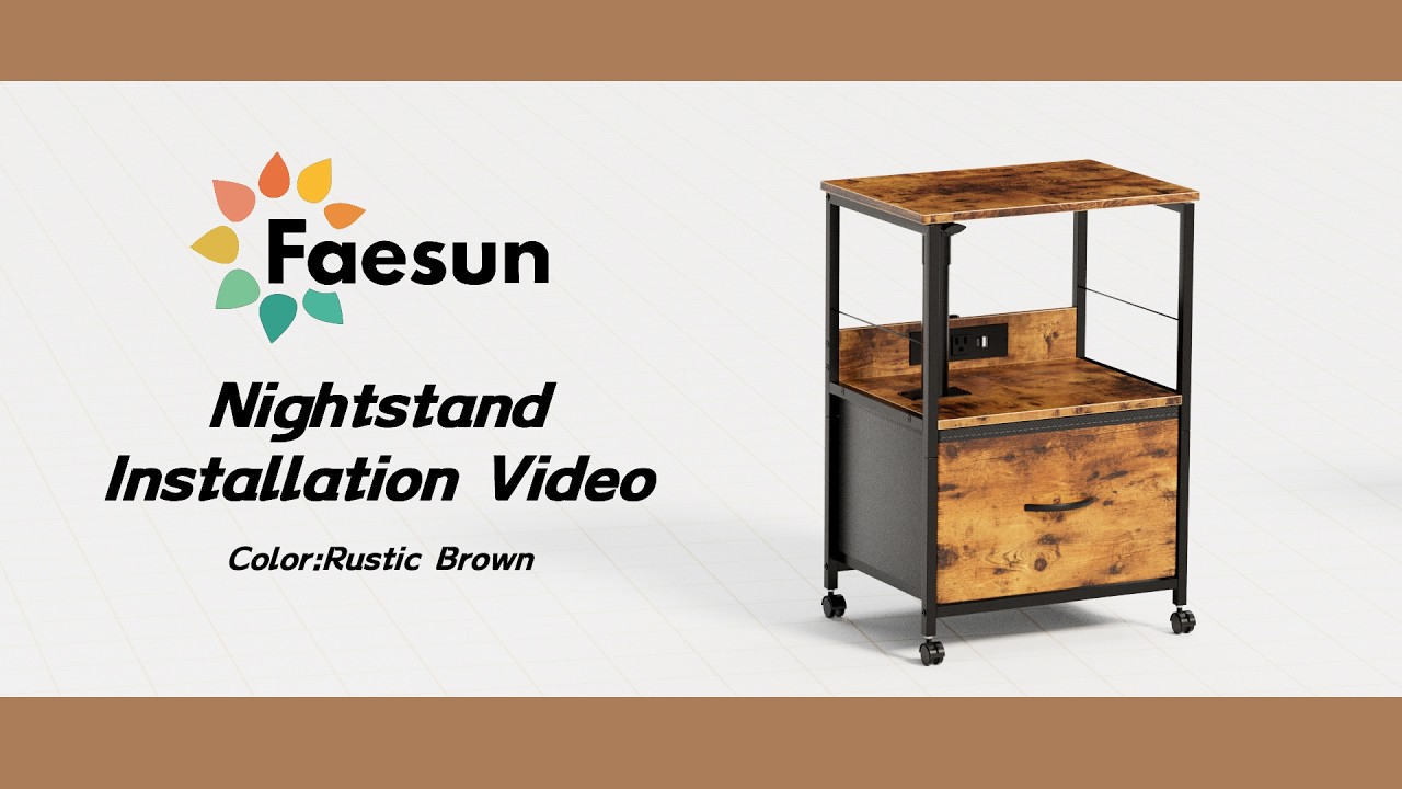 Nightstand installation video